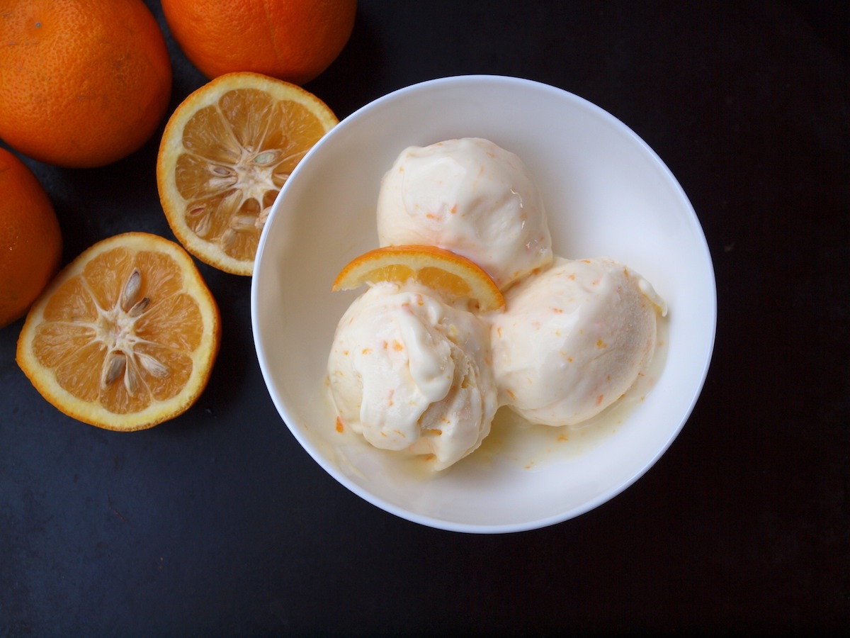 Das aller-allerbeste Eis: mit Bitterorangen - allesausdemgarten